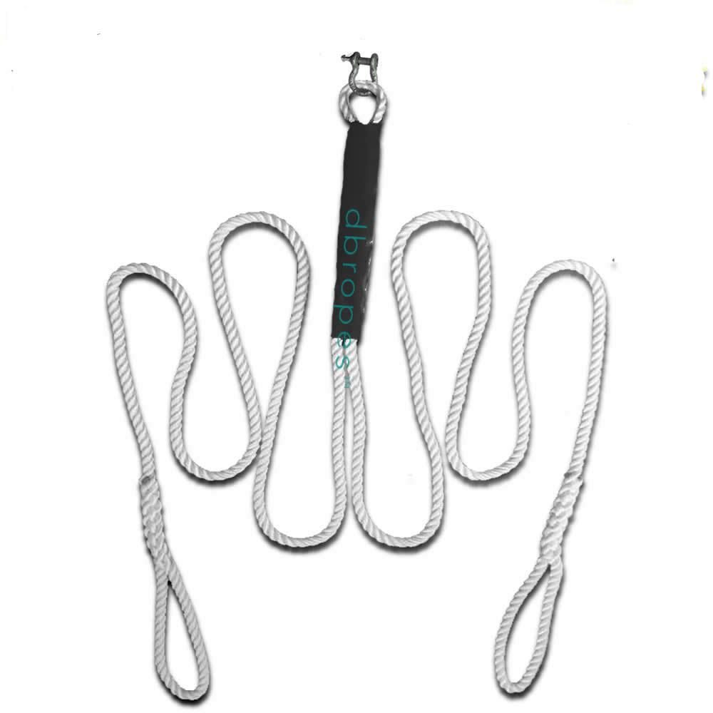 1/2" X 12' Three Strand Anchor Snubber Line
